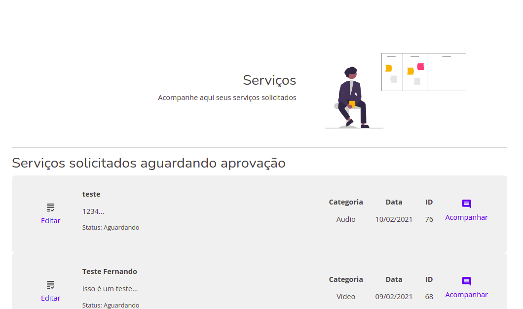 Aprimorar páginas internas para integrar com novo layout · Issue #223 · practice-uffs/mural · GitHub