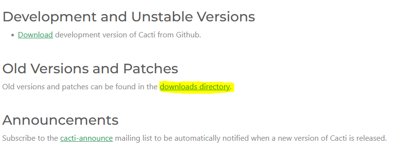 Bug Error 404 On Cacti Website · Issue 5008 · Cacticacti · Github