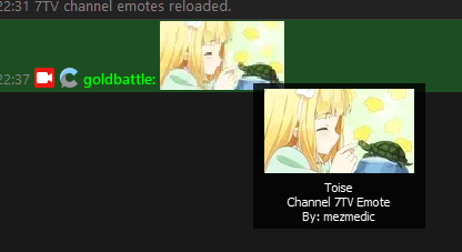 Show when a 7tv emote is "aliased" in hover preview. · Issue #35 · SevenTV/chatterino7 · GitHub