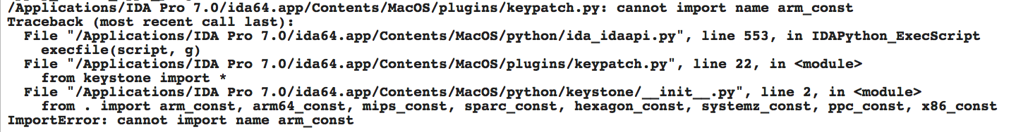 Installation issues · Issue #28 · keystone-engine/keypatch · GitHub