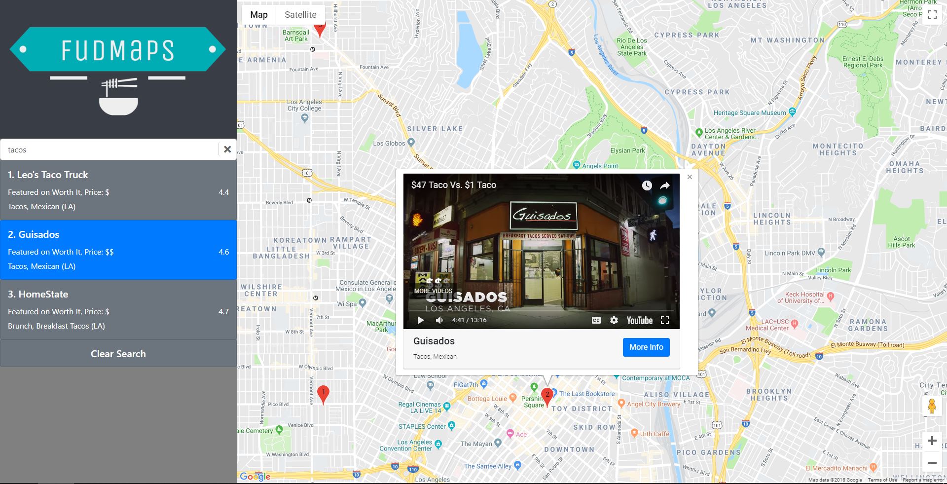 GitHub - jyu/foodmaps: Geospatial Food Video Discovery