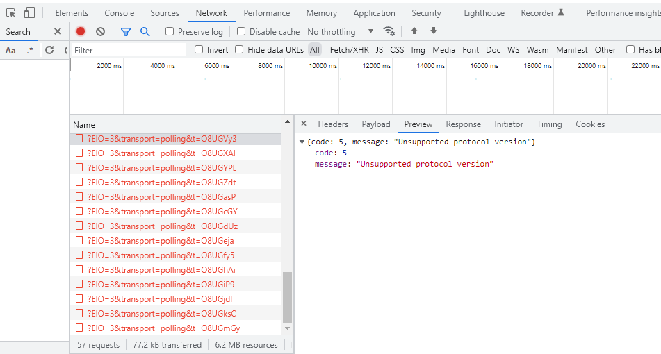 Socket.IO Protocol Unsupported Error? · Issue #17574 · frappe/frappe ...
