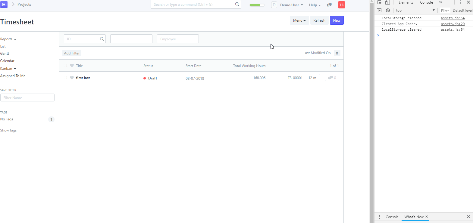 V11 Timesheet Timer Not Working · Issue 15162 · Frappeerpnext · Github 