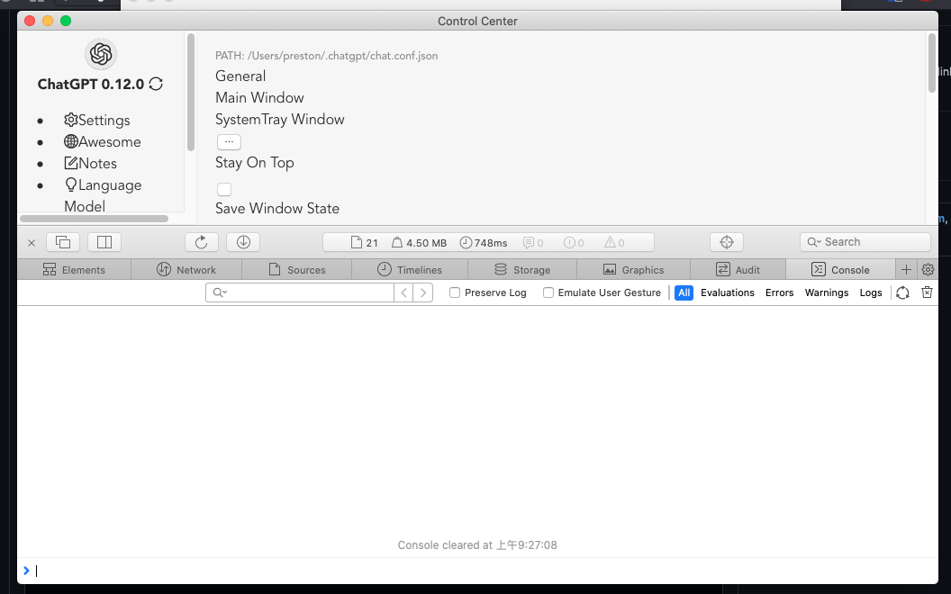 [Bug] Control center is a mess on macOS 10.15 Catalina · Issue #611 · lencx/ChatGPT · GitHub