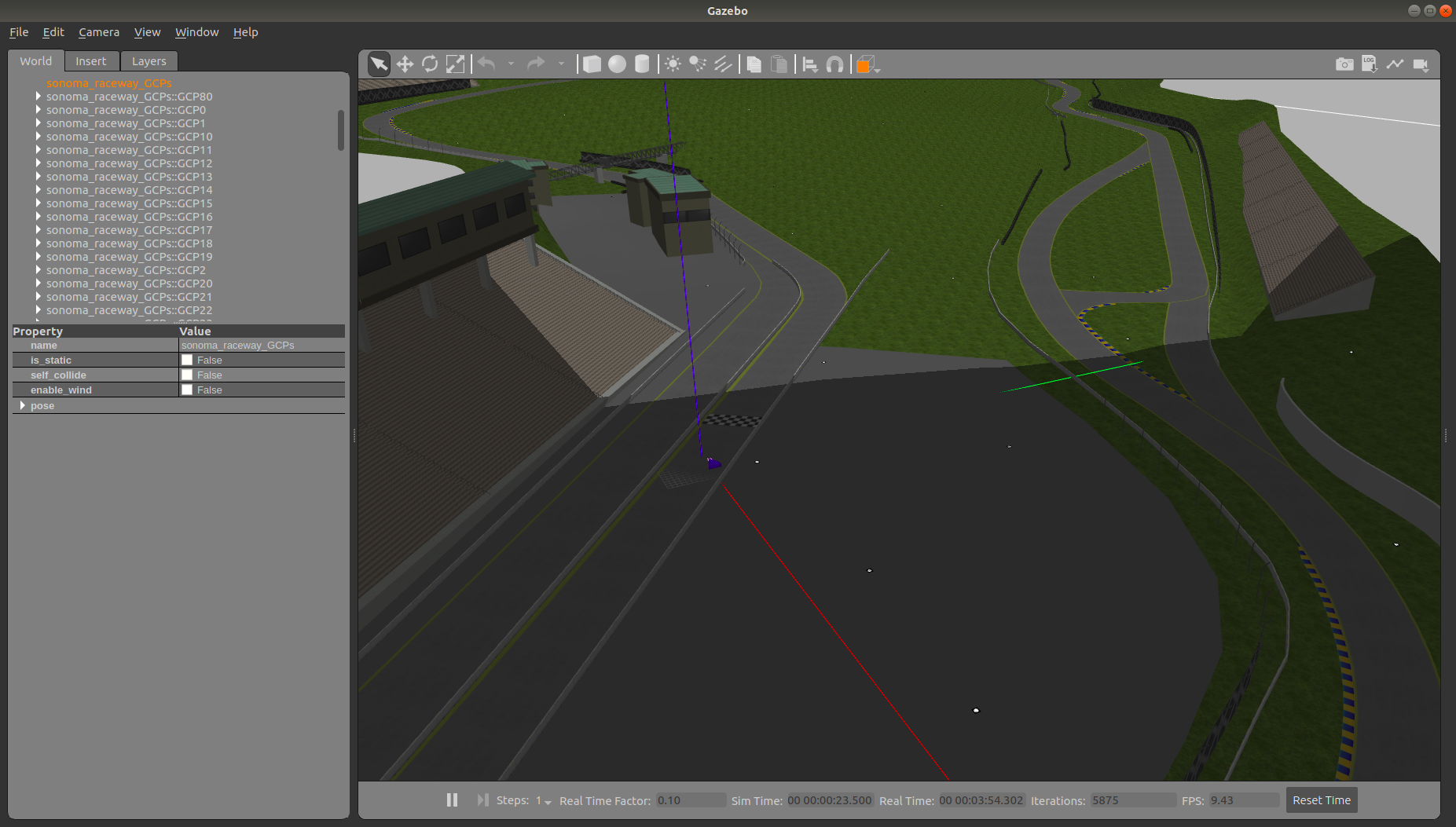 Gazebo simulation showing huge shadow. · Issue #642 · PX4/PX4-SITL ...