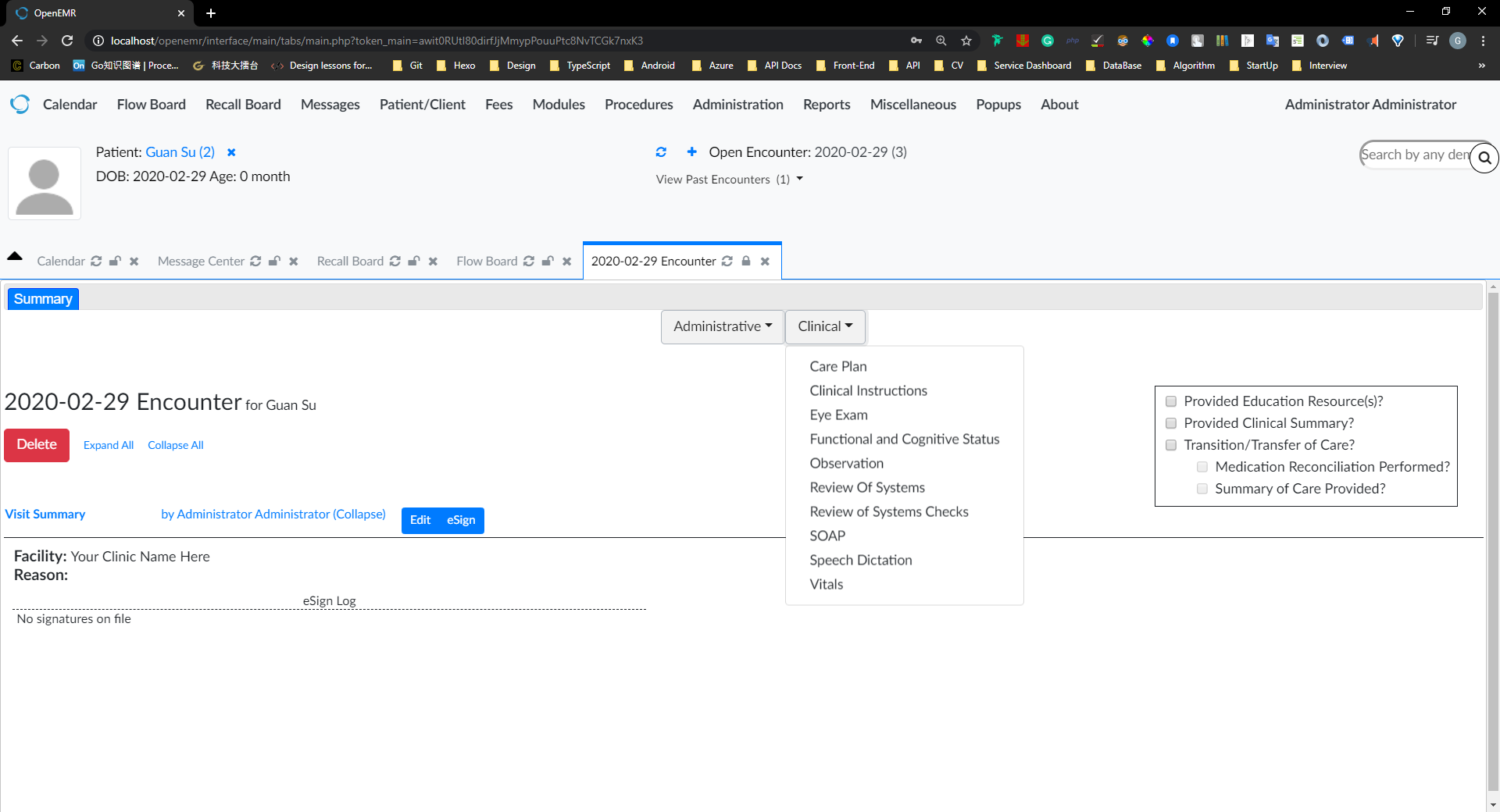 Change encounter tabs from jquery-ui to bootstrap · Issue #3002 · openemr/openemr · GitHub