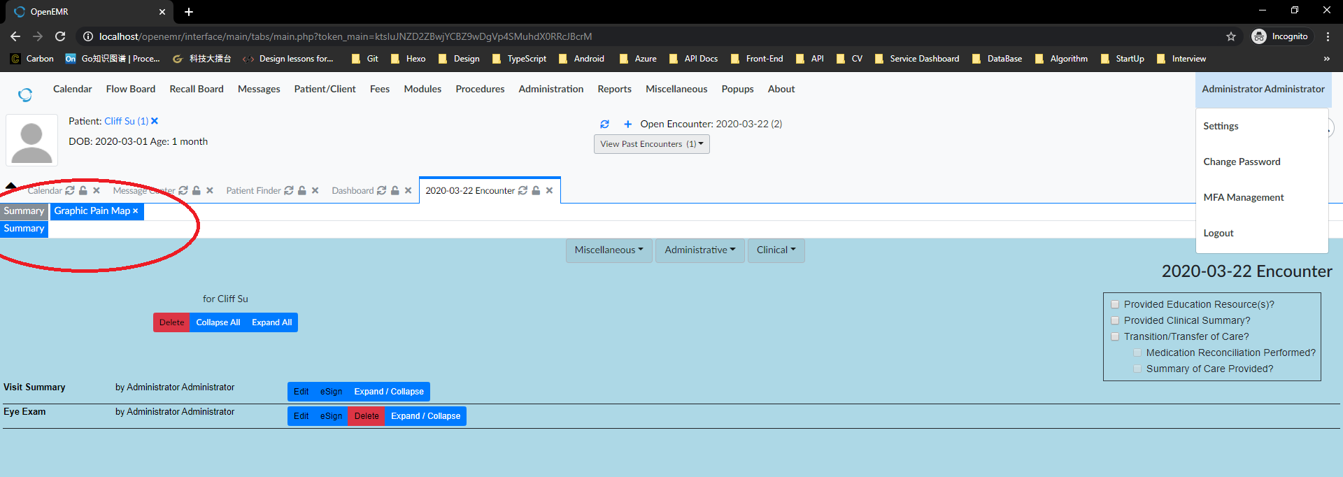 Duplicate summary tabs · Issue #3309 · openemr/openemr · GitHub
