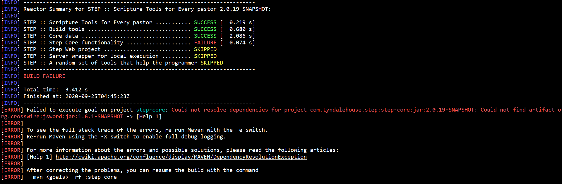 jsword Version in the STEP pom.xml · Issue #71 · STEPBible/step · GitHub