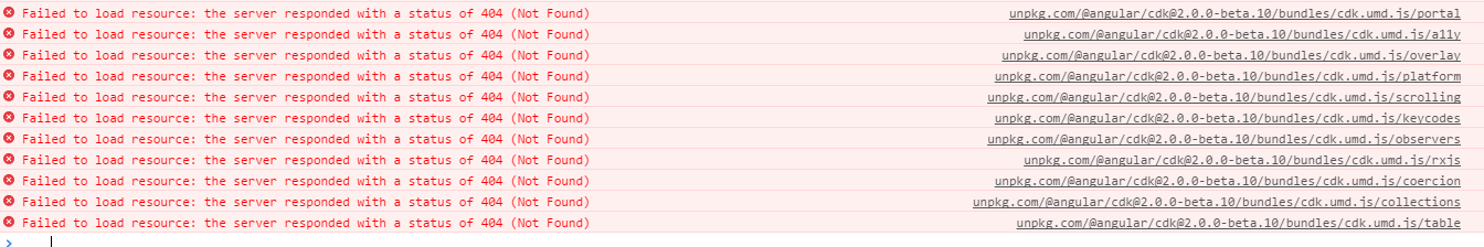 Material Design demo plunkers are broken · Issue #6754 · angular/components · GitHub