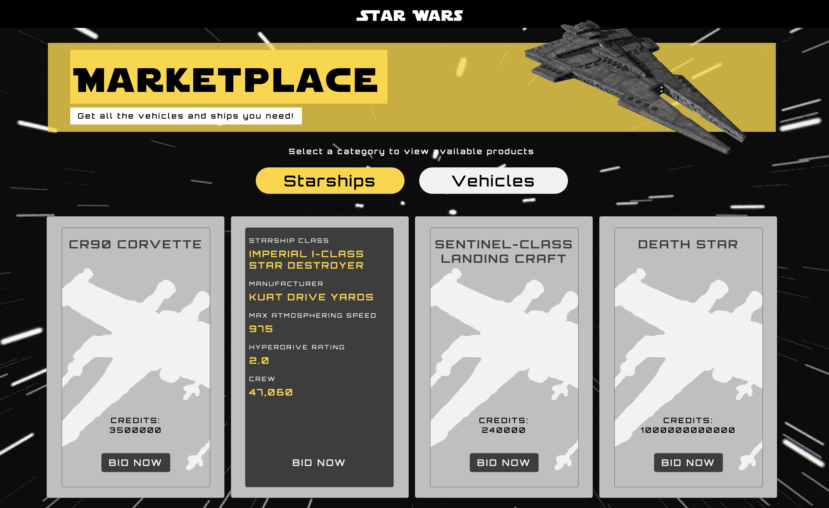 GitHub - vpomerleau/star-wars-marketplace