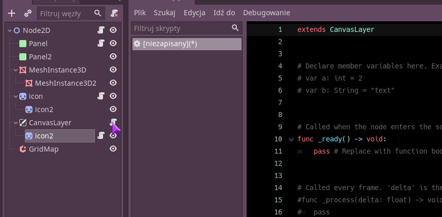 When creating multiple built-in scripts without saving the scene, only one can be opened · Issue ...