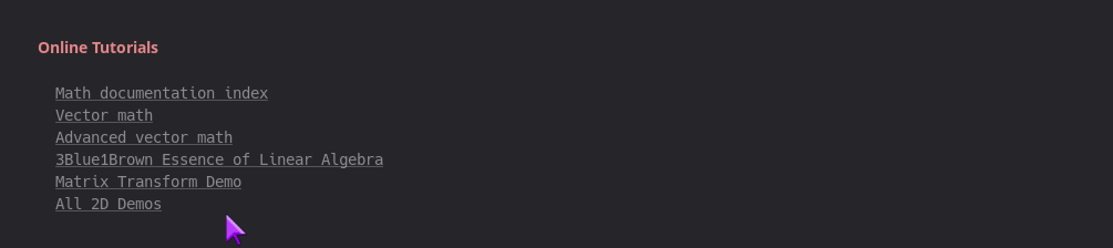 Links in editor help have bigger clickable area than they should · Issue #53599 · godotengine ...