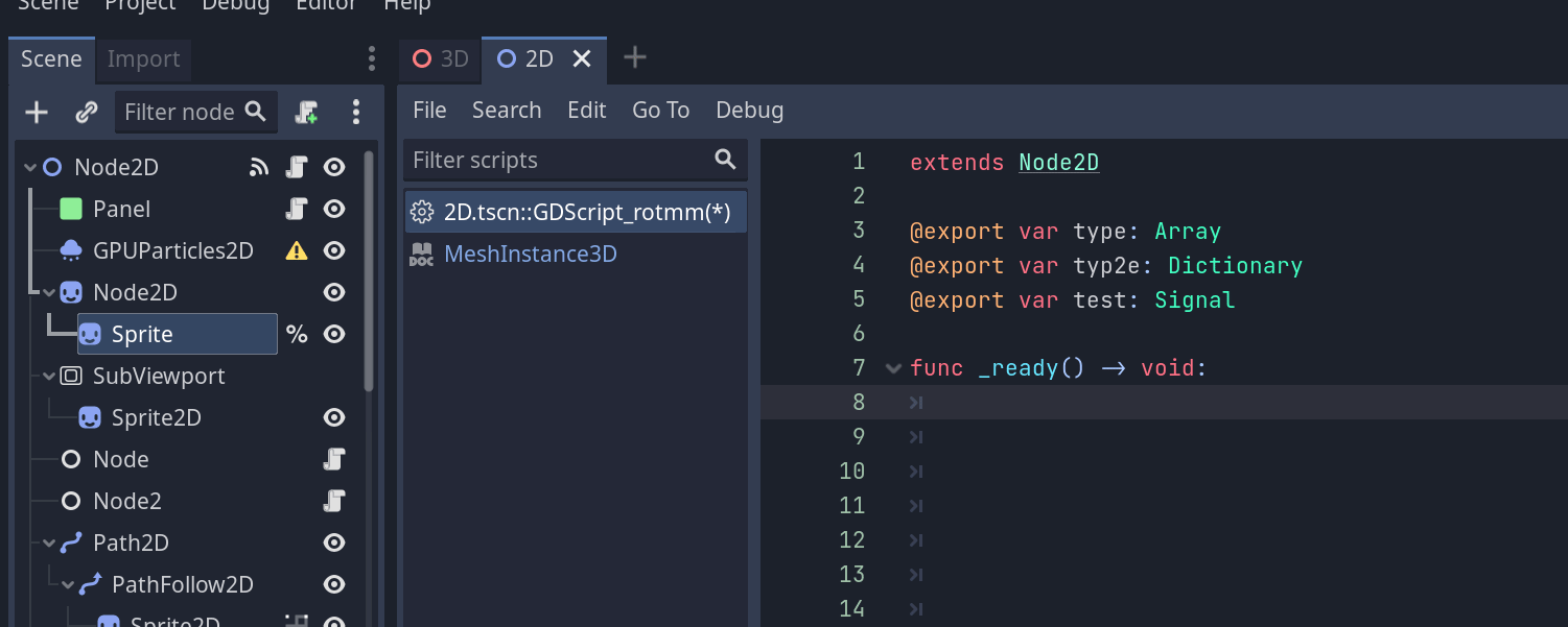 Dropping to script editor doesn't focus it · Issue #61465 · godotengine/godot · GitHub