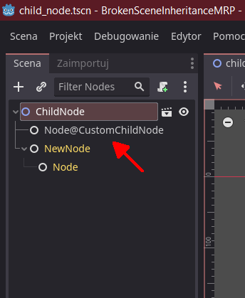 Modifying parent scene hierarchy breaks inheriting scenes · Issue #72803 · godotengine/godot ...