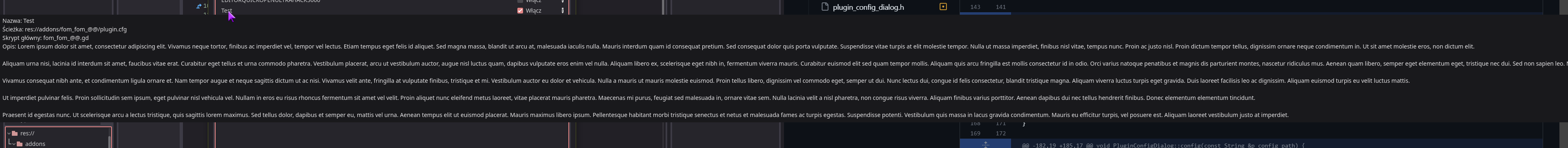 Plugin description tooltip has no limits · Issue #78202 · godotengine/godot · GitHub