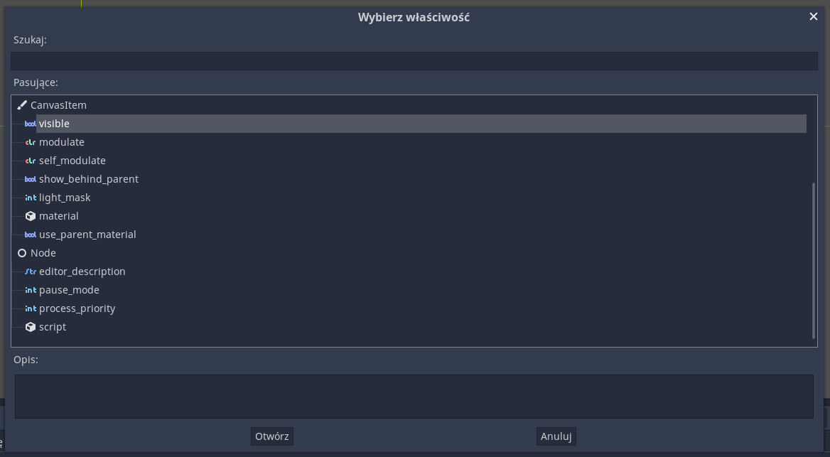 Nodes Missing Property Animation Descriptions · Issue #39445 · godotengine/godot · GitHub