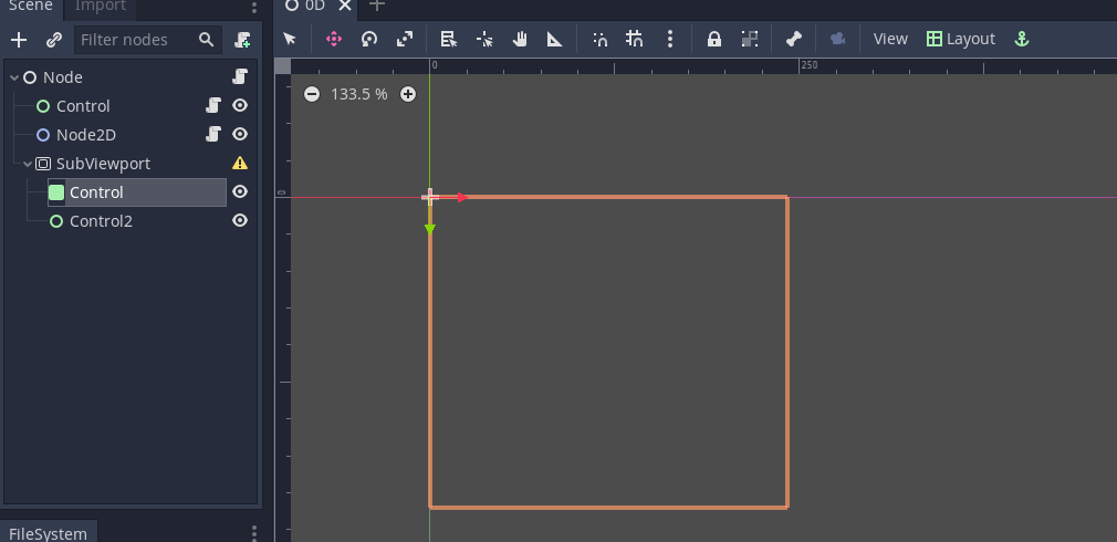 Layout widget is not displayed if Control is a child of a Viewport node · Issue #3572 ...
