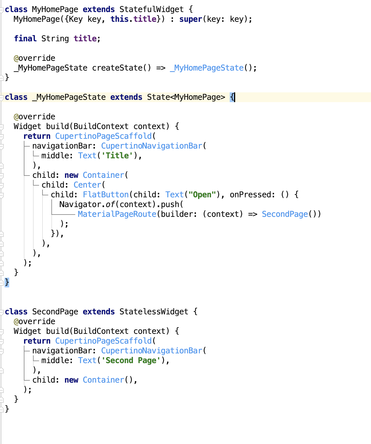Cupertino NavigationBar animation · Issue #42759 · flutter/flutter · GitHub