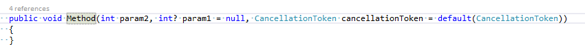 Generating both CancellationToken and Optional parameters results in incorrect order · Issue ...