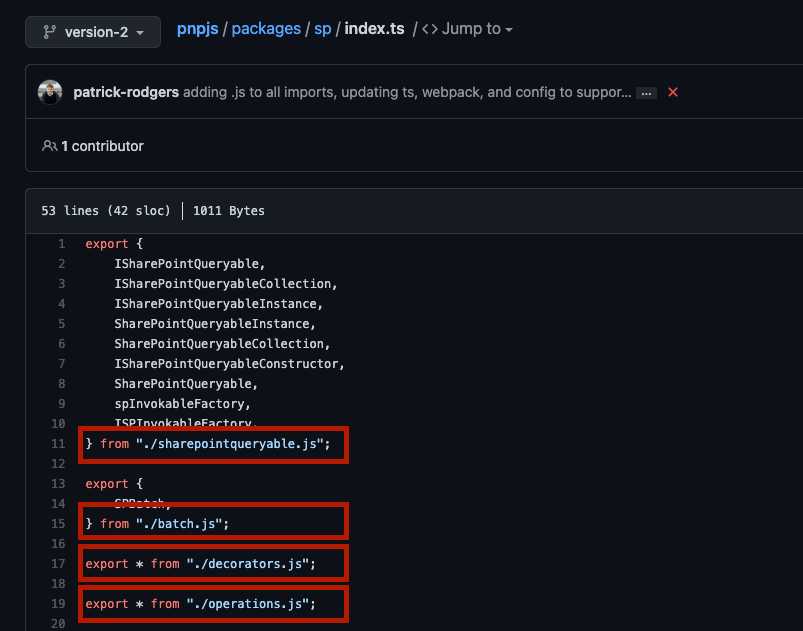 PnPJS typings referencing .js files · Issue #1539 · pnp/pnpjs · GitHub