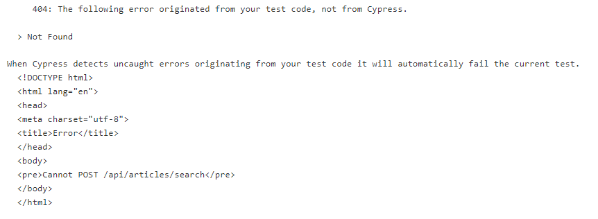 Cypress 10 : intercepting POST requests gets 404 error when running in Jenkins CI · Issue #22613 ...