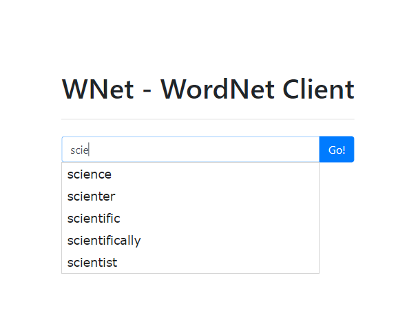 GitHub - wasoomro/wnet-wordnet-client