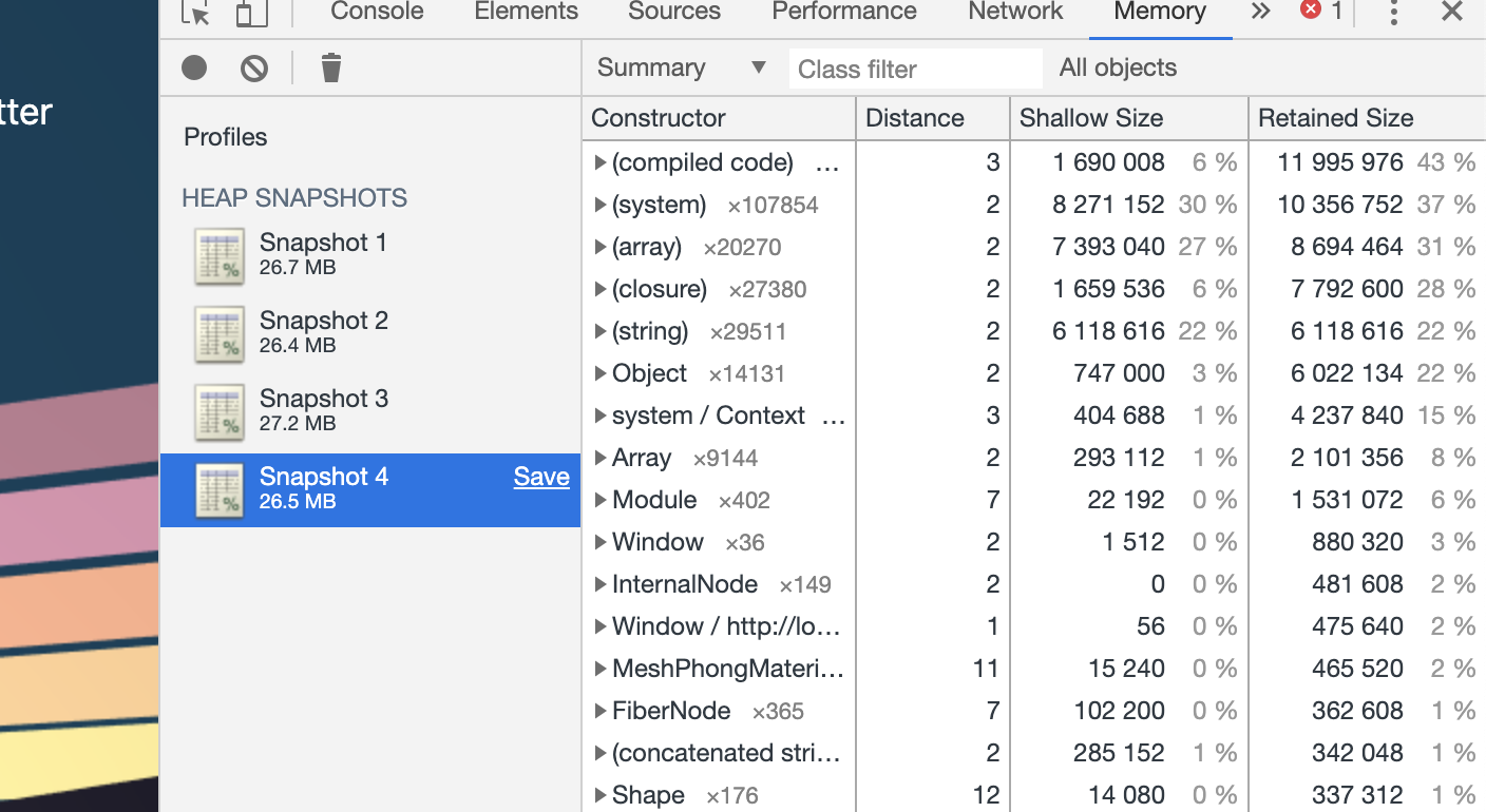 Maybe A Memory Leak On Svg Parallax Example · Issue 46 · Pmndrsreact