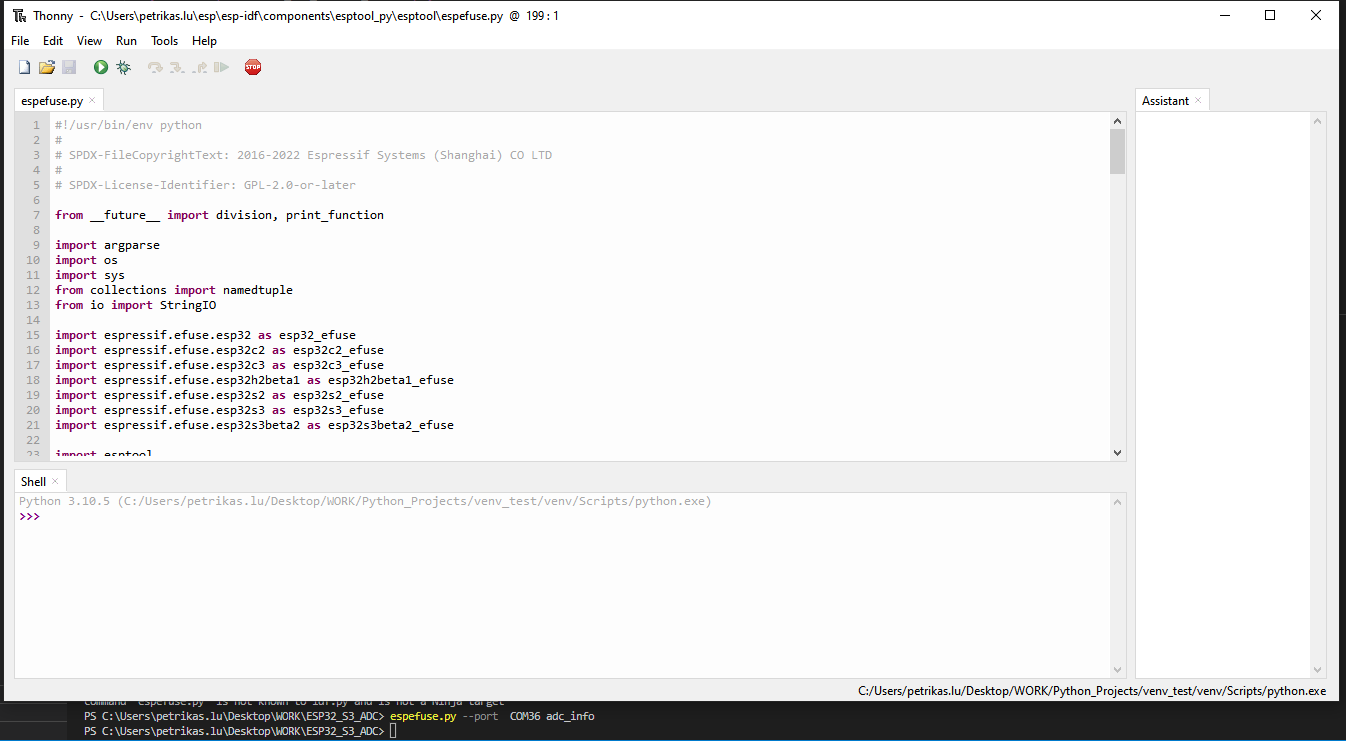 adc_info command not working on Windows 10 (IDFGH-8304) · Issue #9786 · espressif/esp-idf · GitHub