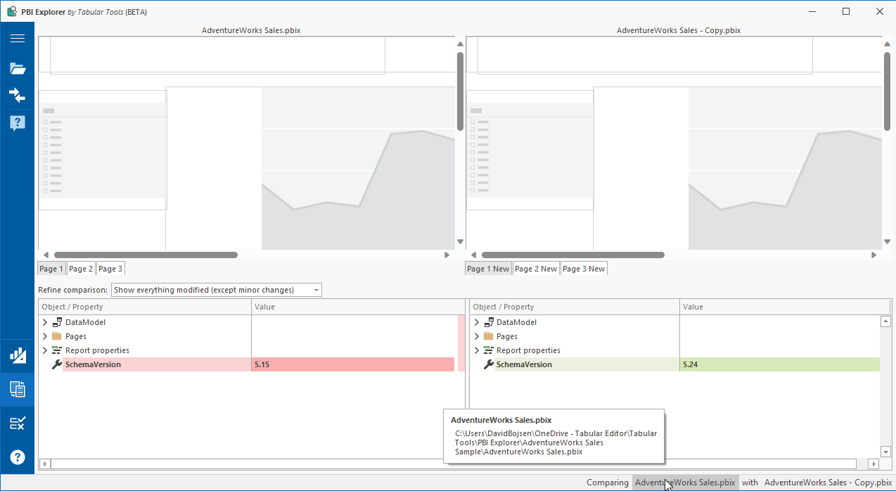 Open File's Filename Somewhere Besides Summary Tab · Issue #5 · tabulartools/pbi-explorer · GitHub