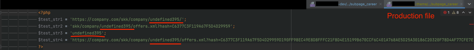 Running production version changes part of string to 'undefined' · Issue #807 · wprig/wprig · GitHub