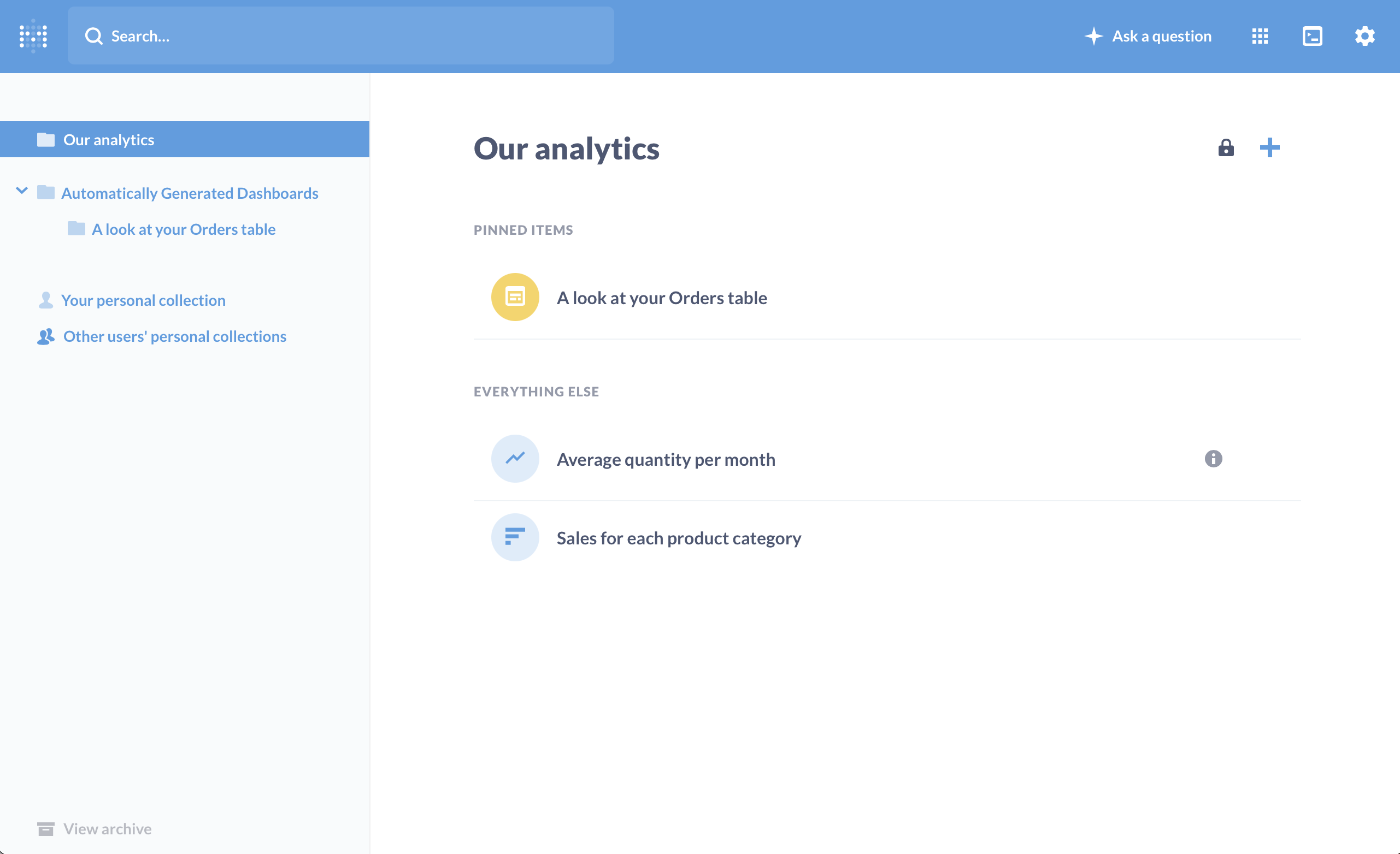 Document changes to collections layout · Issue #14098 · metabase/metabase · GitHub