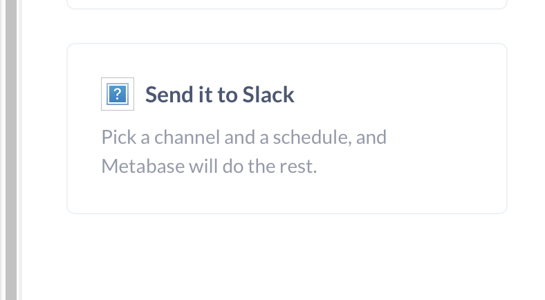 On Our Stats Instance The Slack Icon Is Missing From The Dashboard Subscriptions Sidebar