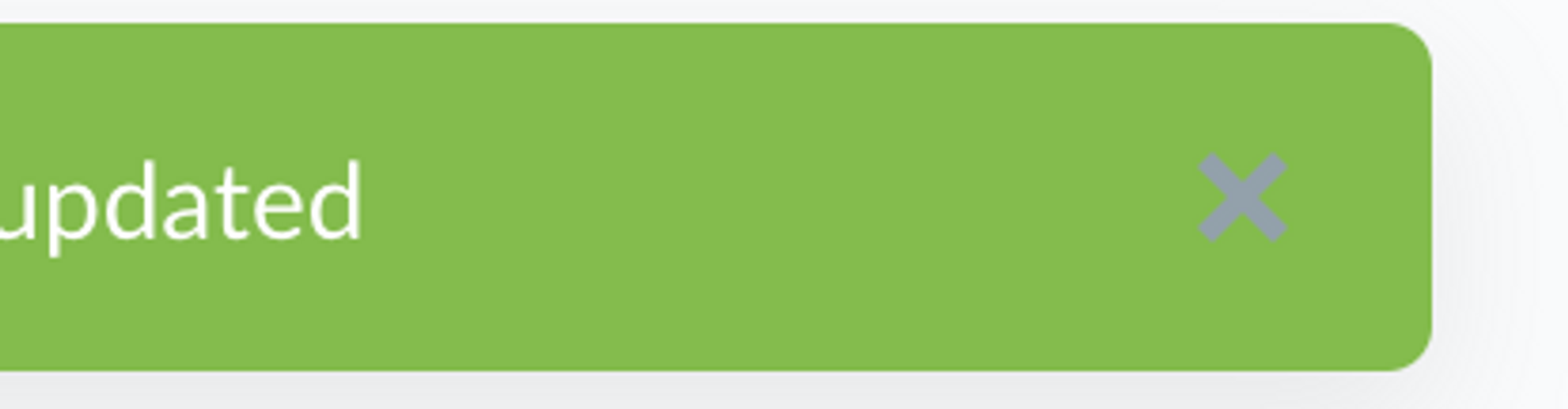 The "close" icon on green/success toast messages is hard to see · Issue ...