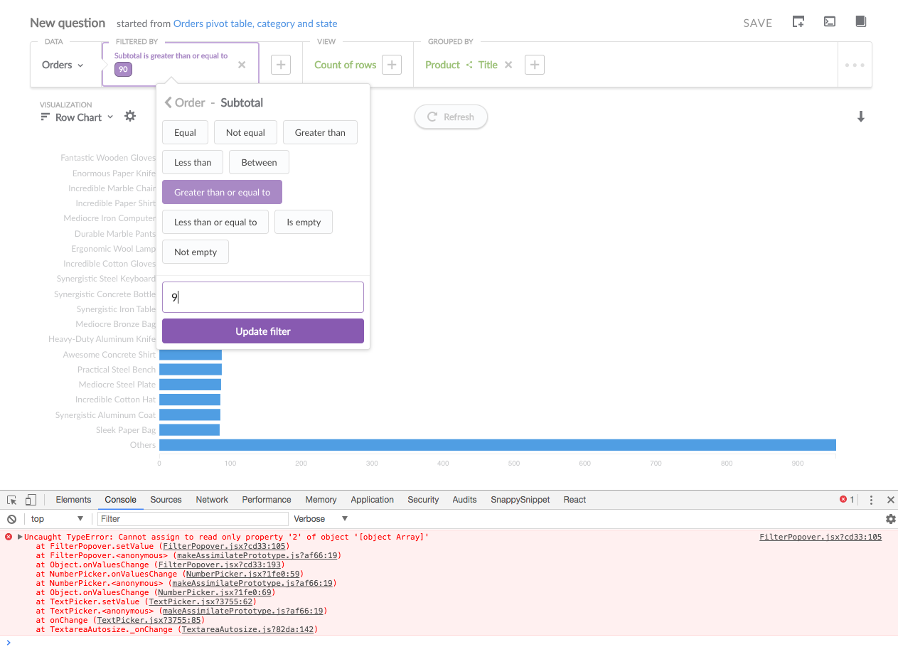 Can't edit some filter values · Issue #5589 · metabase/metabase · GitHub