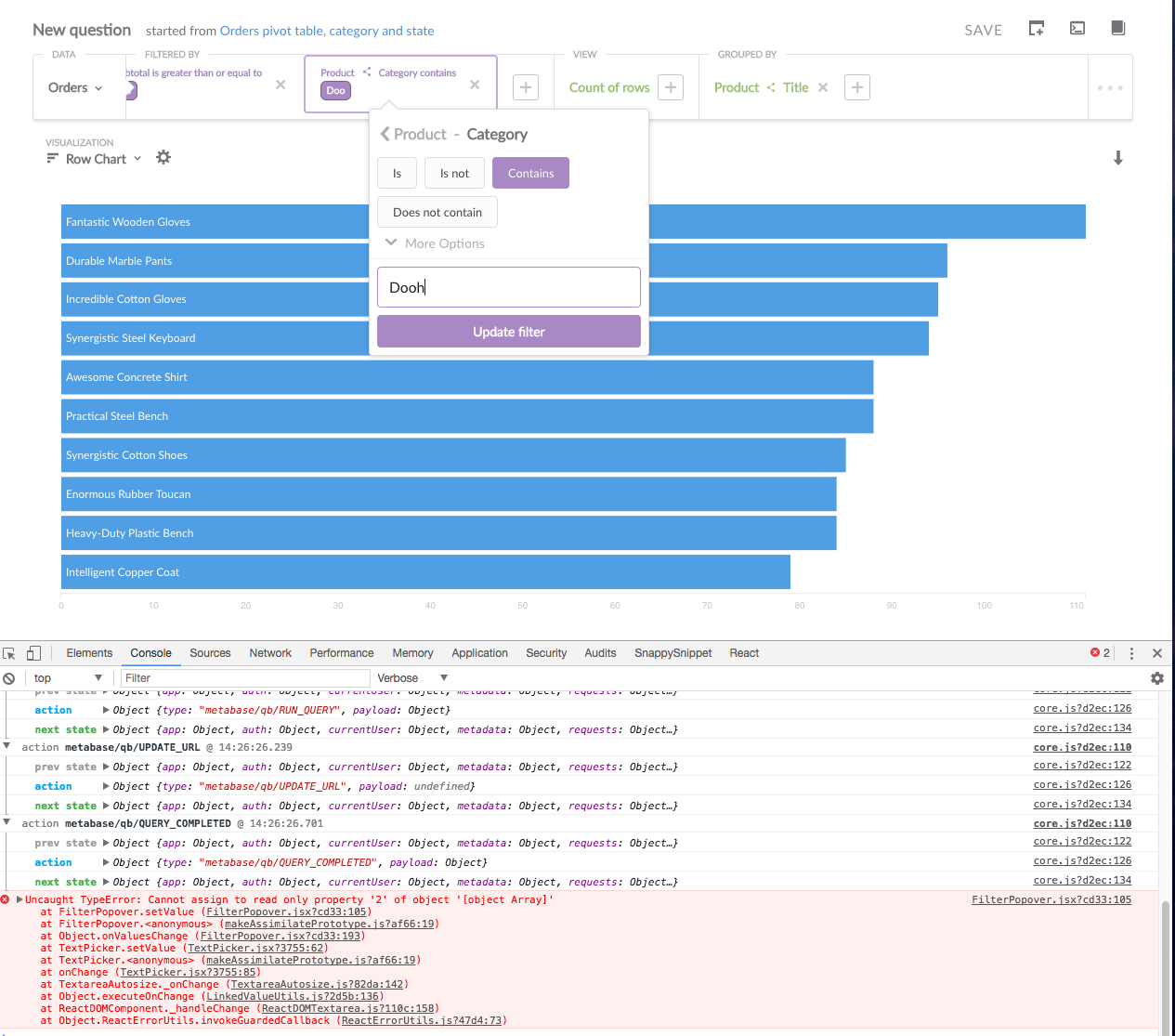 Can't edit some filter values · Issue #5589 · metabase/metabase · GitHub