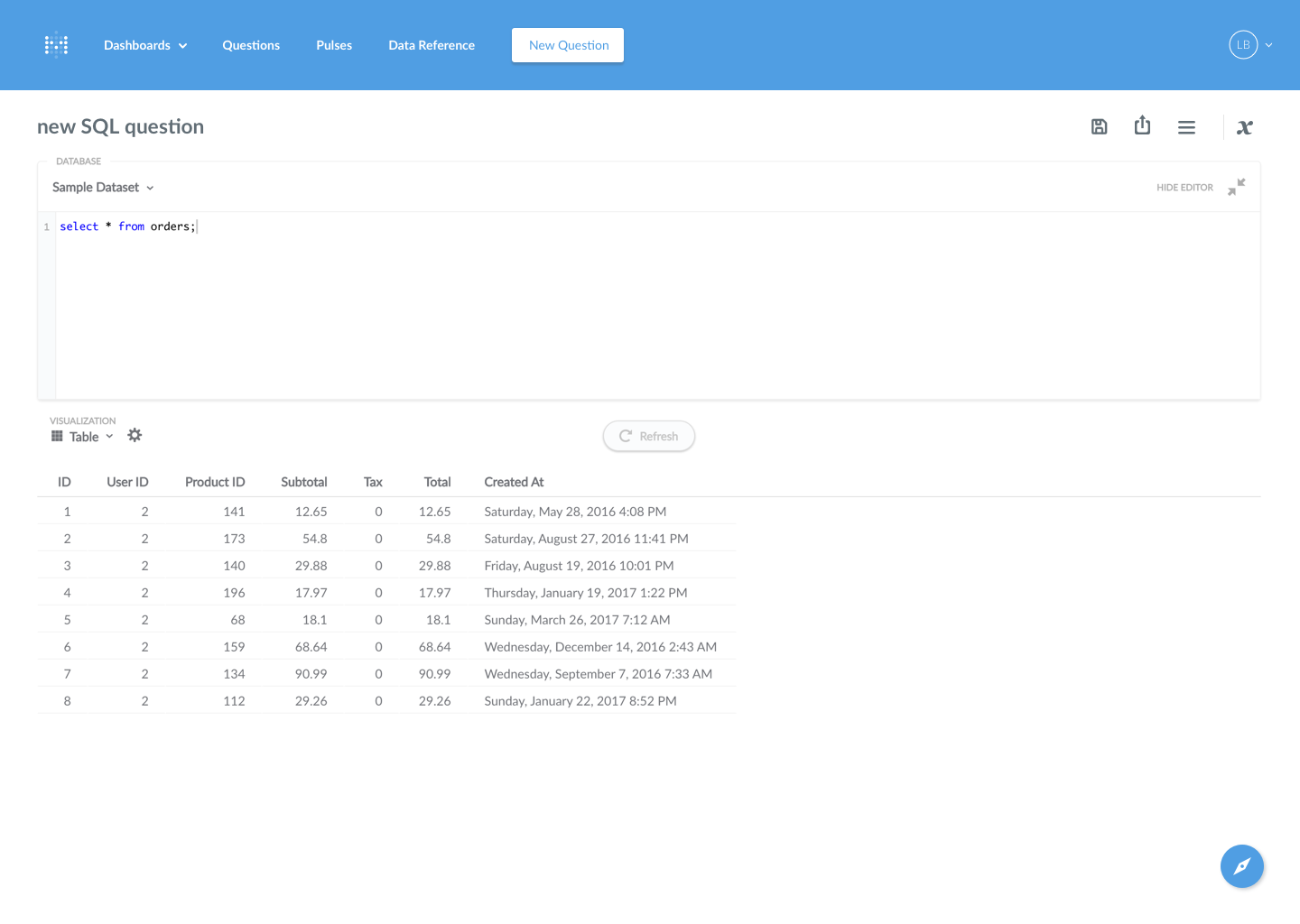 Spec for entity menus · Issue #6170 · metabase/metabase · GitHub