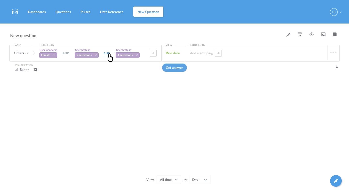 It should be possible to add OR statements to question filters · Issue ...