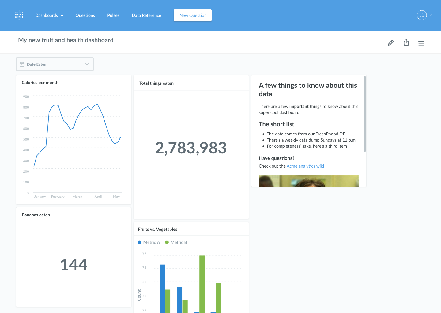 Free-text markdown boxes in dashboards · Issue #6360 · metabase ...