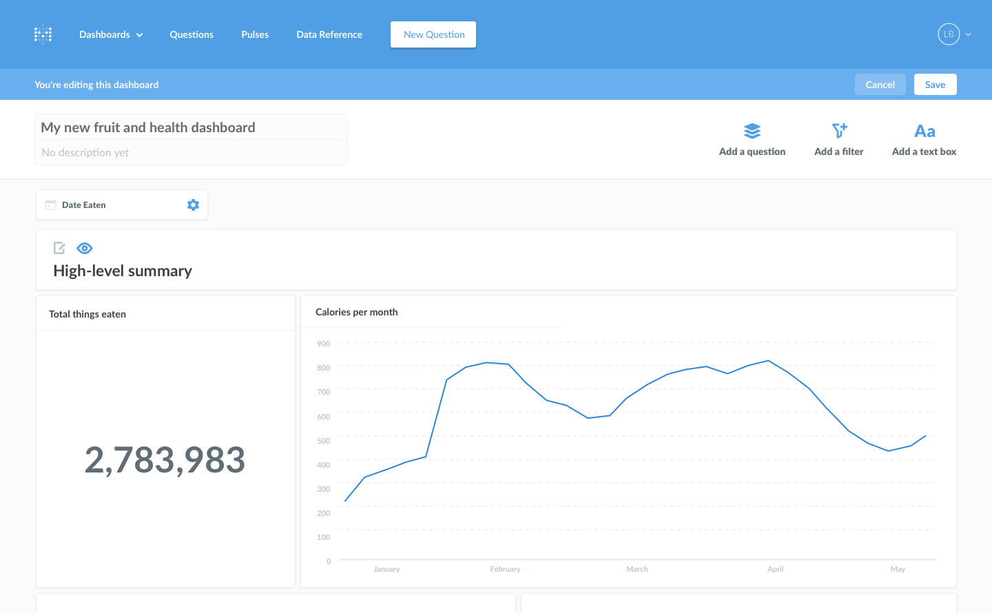 Free-text markdown boxes in dashboards · Issue #6360 · metabase/metabase · GitHub