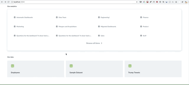 Lots of small polish items for collections 2.0 · Issue #7836 · metabase ...