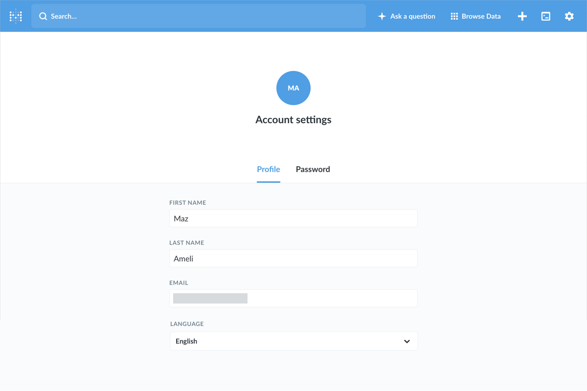 Option to change language · Issue #8384 · metabase/metabase · GitHub