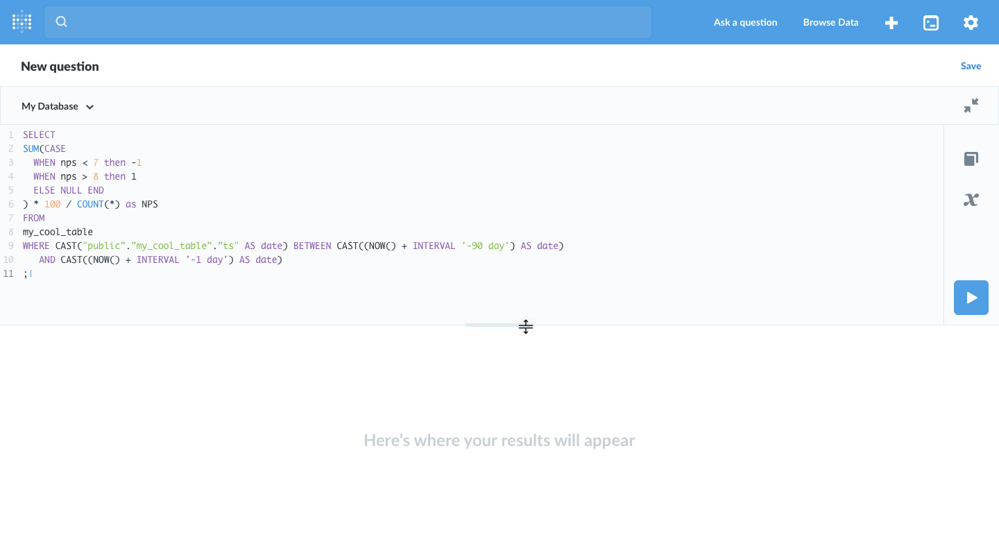 Improve Ux While Editing Sqlnative Queries · Issue 11361 · Metabasemetabase · Github