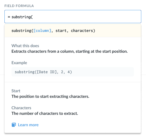 Add function helper popover to notebook expressions · Issue #12075 · metabase/metabase · GitHub