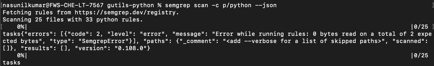 Semgrep 0.108.0 PyPi error on Apple M1 silicon · Issue #5911 · semgrep/semgrep · GitHub