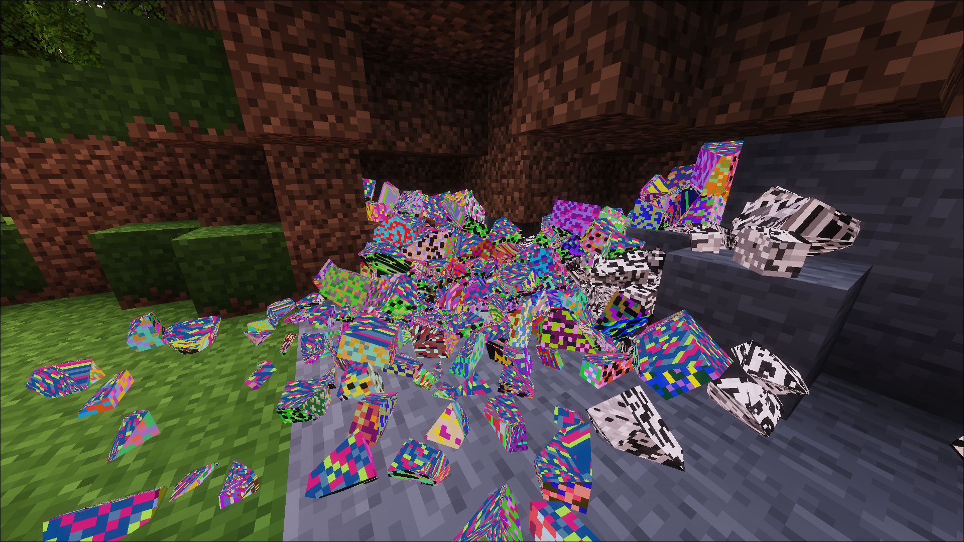 Weird rendering of debris with physics mod · Issue #102 · IrisShaders/Iris · GitHub