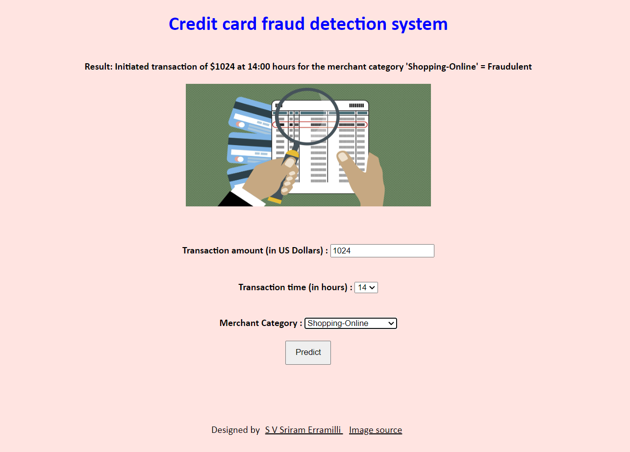 Github Esvs2202credit Card Fraud Detection System This Fraud Detection System Is Powered By 