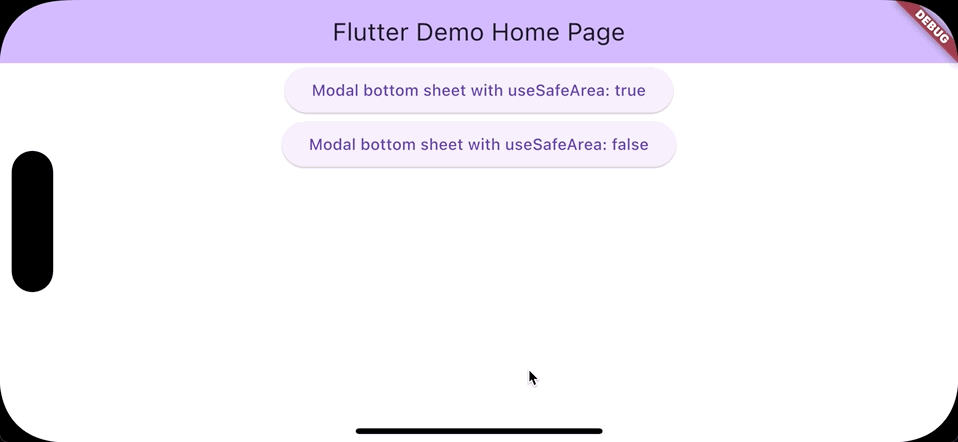 Modalbottomsheetroute `usesafearea` Puts Gap Below Sheet · Issue 121554 · Flutterflutter · Github 1808