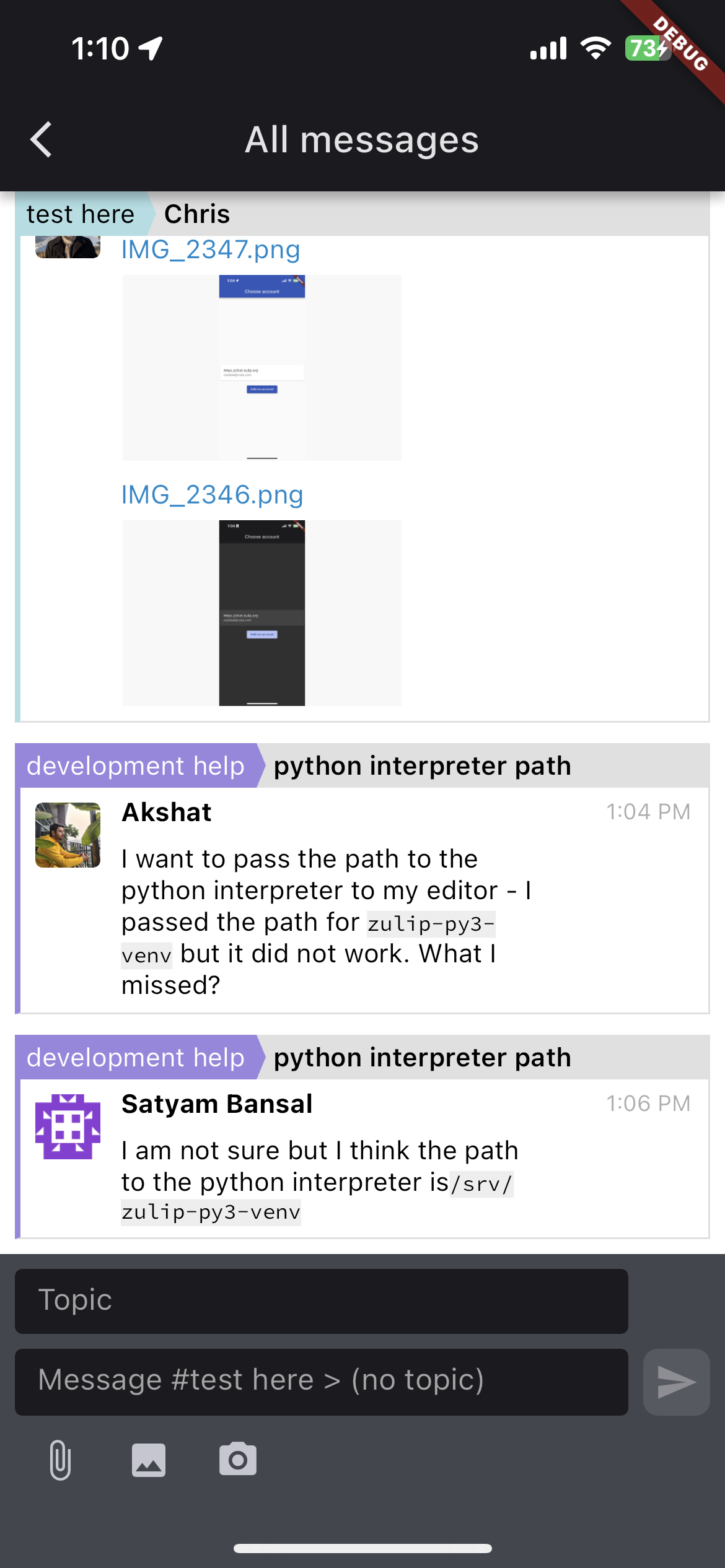 Ui Implement Dark Theme · Issue 95 · Zulip Zulip Flutter · Github