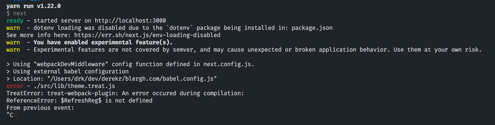 ReferenceError: $RefreshReg$ is not defined in 9.4 · Issue #12910 · vercel/next.js · GitHub