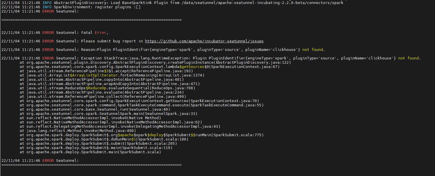 [Bug] [Clickhouse-connect] Source is Clickhouse Plugin PluginIdentifier not found · Issue #3314 ...